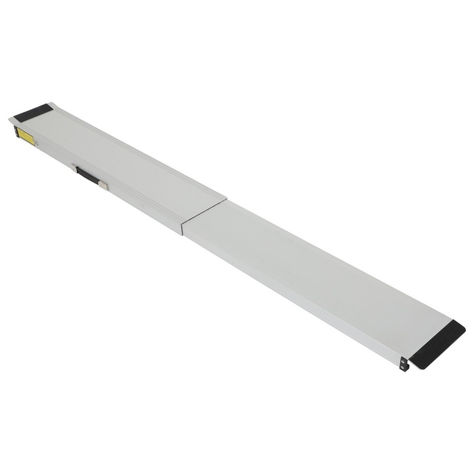 Aluminum Adjustable Non-skid Loading Wheelchair Telescoping Track Ramp ...