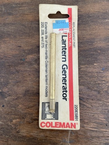 COLEMAN New Old Stock 220E5891 Double Mantle Lantern Generator, Fits ...