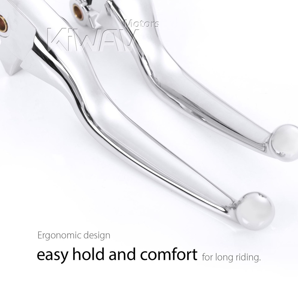 KiWAV chrome hand control levers clean look for HD 21-22 Electra Glide ...