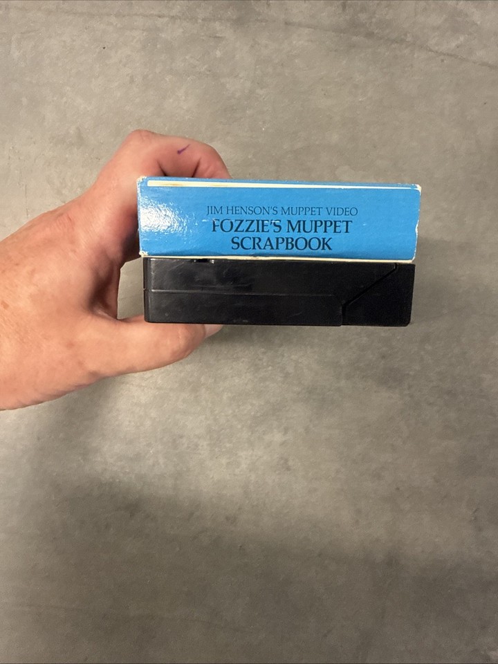 Jim Henson's Muppet Video Fozzies Muppet Scrapbook VHS Tape Ex-Rental ...