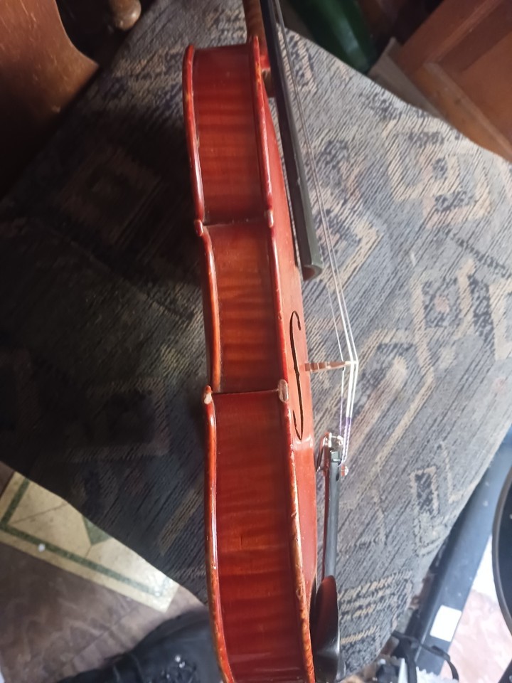 American Antique 4/4 full size Geo. H. Perkins violin 1899, listen, (2k ...