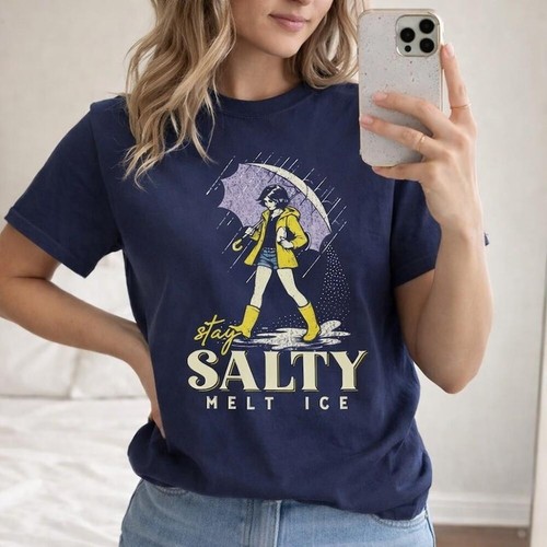 No Ice Shirt, Stay Salty Melt ICE, Pro Immigration, Abolish ICE TShirt ...