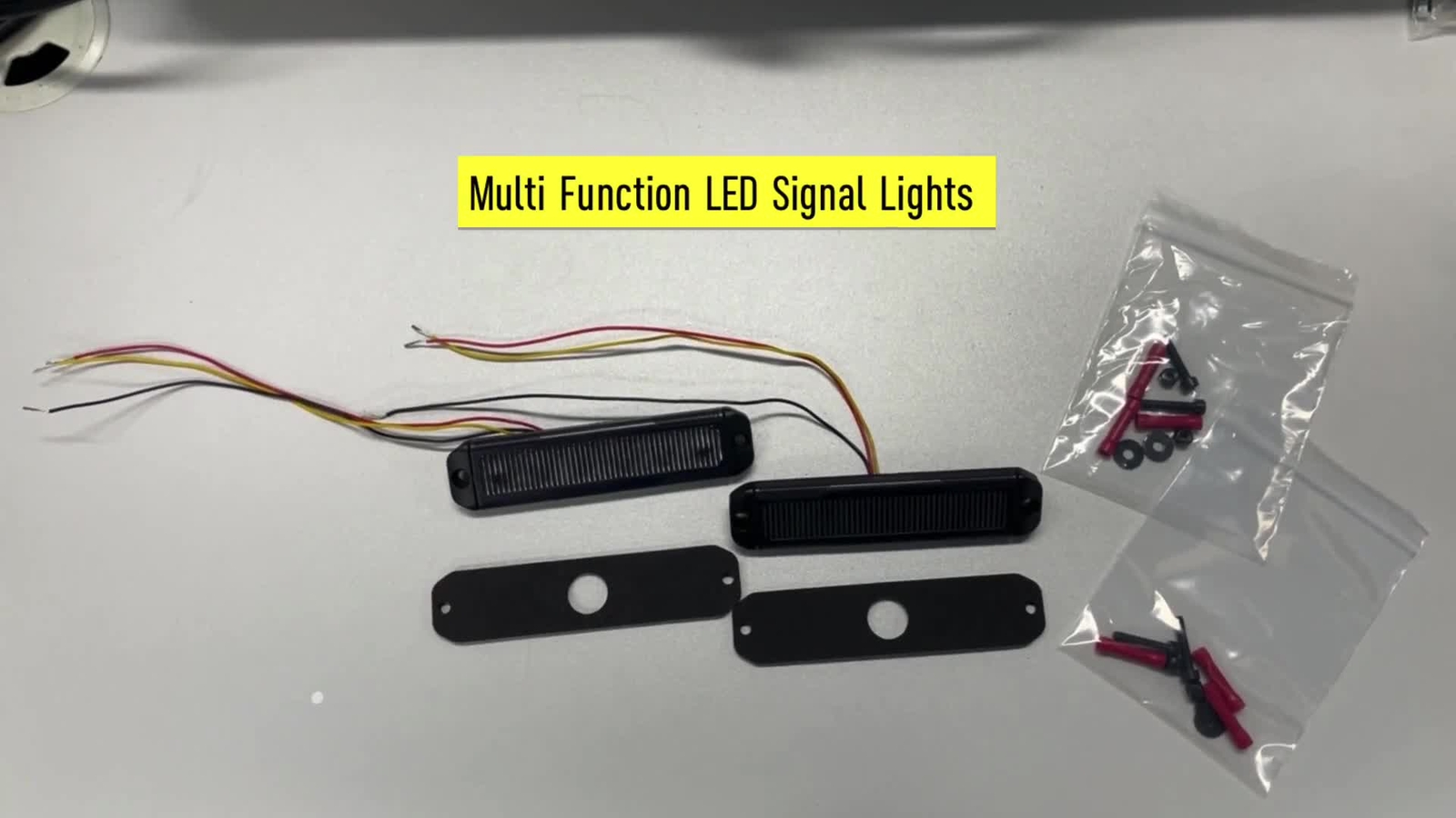 For Truck Jeep Wrangler JK 2x5" Amber LED Fender Lights DRL Turn ...