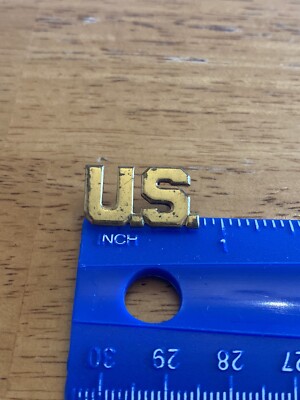 WWII US Army Officer US Collar Insignia Pin INV6149 | eBay
