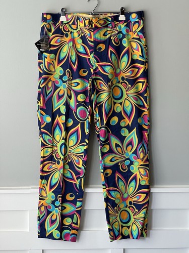 Loudmouth Men's Golf Pants Size 38x32 Shagadelic Blue All Over Pattern ...
