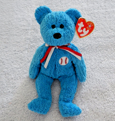 ADDISON - BASEBALL BEAR - TY BEANIE BABY - MAY 20 BIRTHDAY - GORGEOUS ...