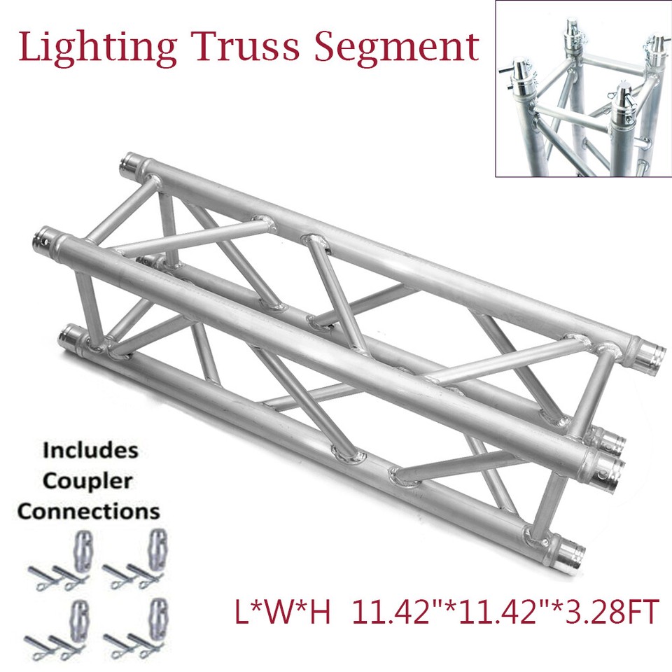 3.28/4.92/6.56FT Truss DJ LED Lighting Light Stand Stage Square ...