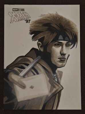 2025 Topps Finest X-Men '97 Gambit Sketch CHARLIE CODY | eBay
