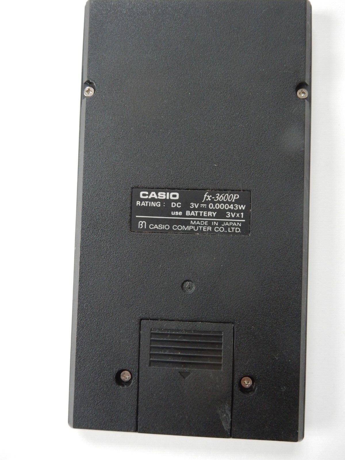 Vintage Casio Fx-3600p Electronic Scientific Programmable Calculator ...