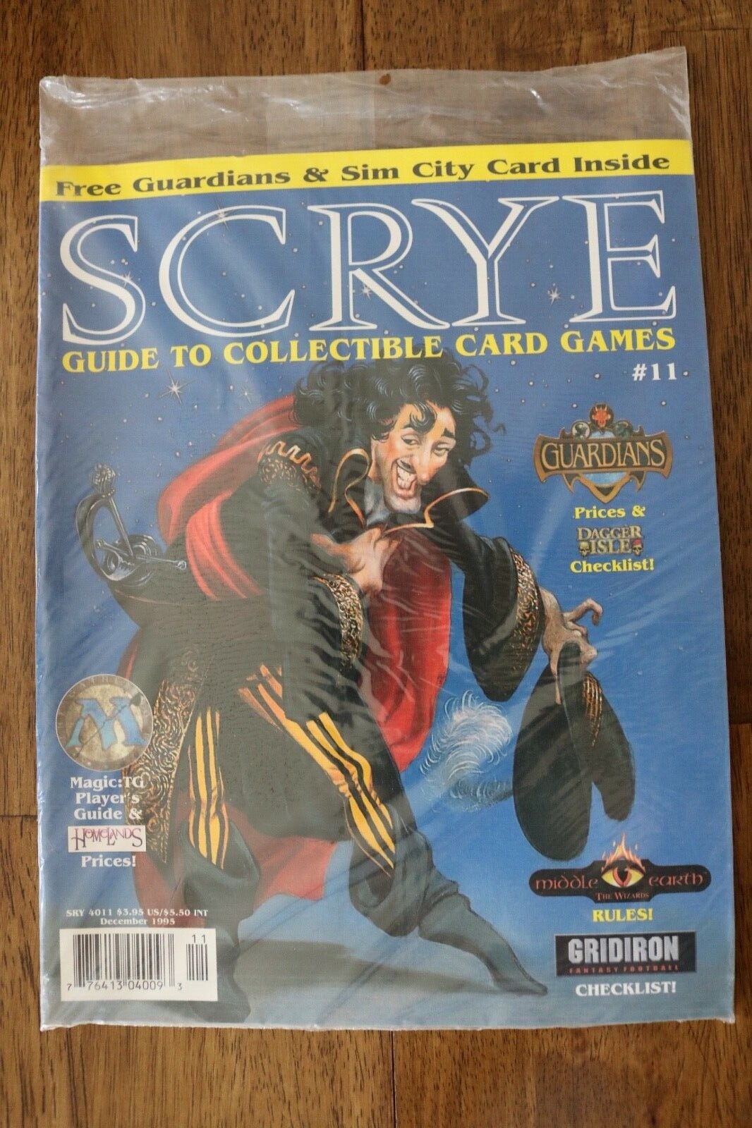 Scrye Magazine #11 December 1995 Sealed! Guardians and Sim City Cards ...