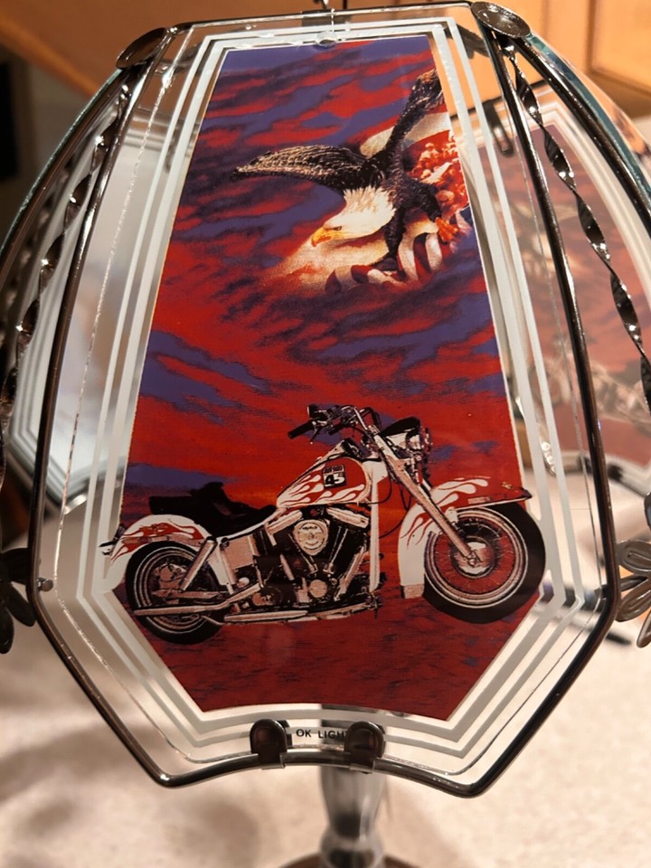 vintage ok lighting touch lamp replacement glass panel 1 Motorcyle and ...