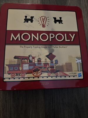 2009 Monopoly Nostalgia Edition in Metal Tin, Play Board, Pieces ...