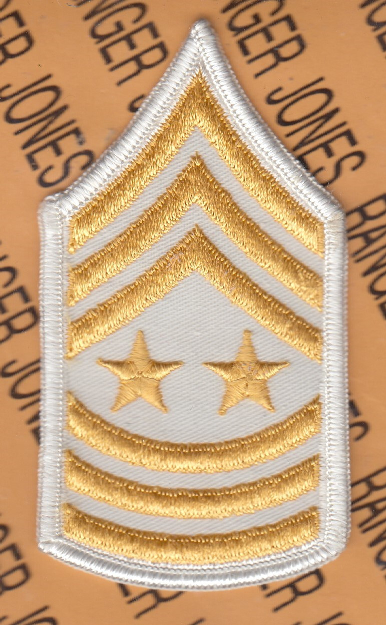 US Army Sergeant Major of the Army SMA E-9 ~4" WAC Female rank patch ...