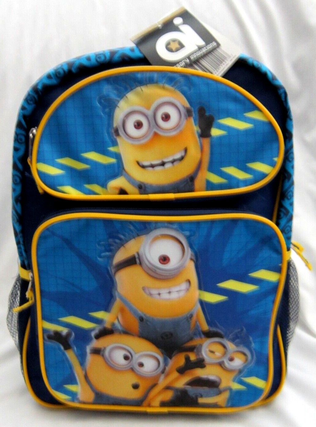 DESPICABLE ME MINION AT WORK 16" BACKPACK,LUNCHBOX,PENCIL CASE ...