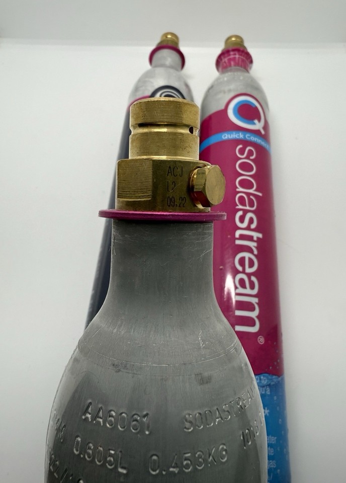 1 Lot of 3 Quick Connect SodaStream CO2 Replacement Canisters EMPTY 60L ...