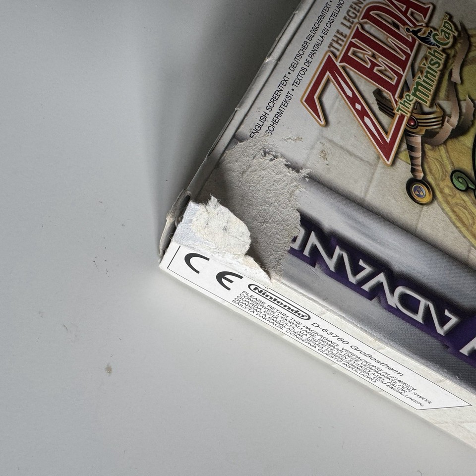 The Legend of Zelda The Minish Cap Complete in Box with Manual ...