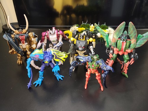 Transformers Beast Wars Ramulus, Manterror, Spittor, Shadow Panther Lot ...