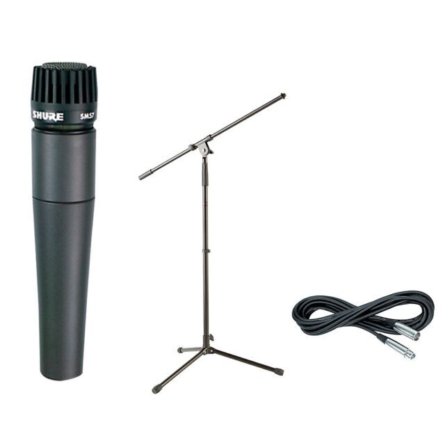 Shure SM57 Microphone Stand and Cable Package for sale online | eBay