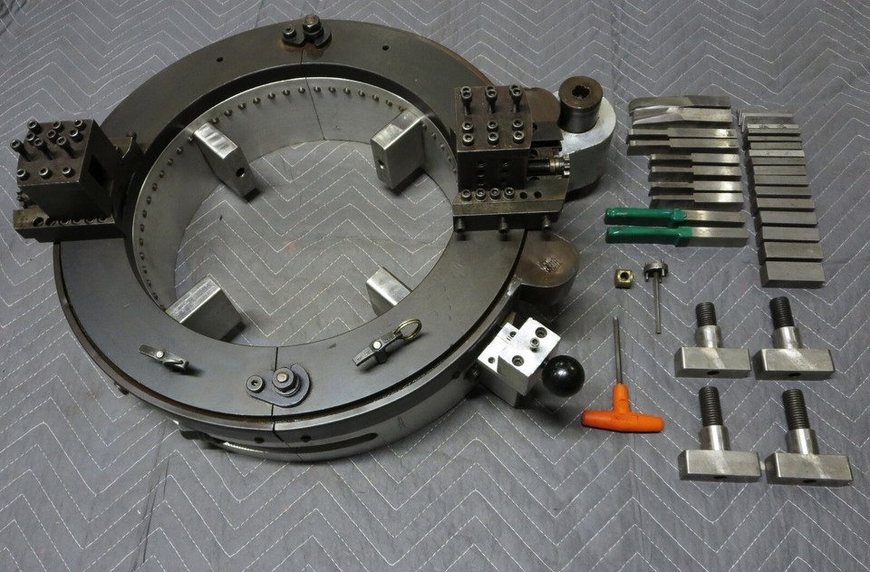 MACTECH 812 Clamshell Pipe Lathe 6.63 - 12.75" Split Frame = 812LC Made ...