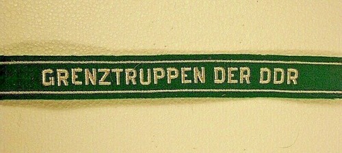 East German Germany DDR GDR NVA Border Guards Cuff Band Sleeve Title | eBay
