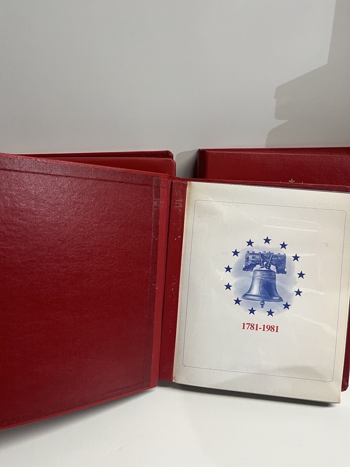 Large Lot 5 American Bicentennial Cover Albums Historical Facts Stamps ...