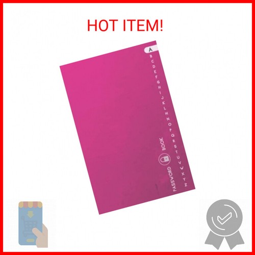 Password Book: Internet Login Notebook Organizer with Alphabetical Tabs ...