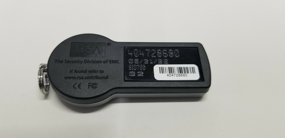 Set with 6 pieces Rsa Secure Id Token Sid700 G2 Exp 31-05-2022 | eBay