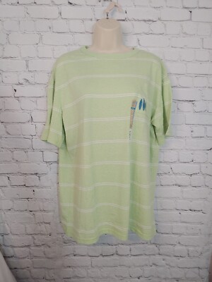 ThereAbouts Boys Size XXL (22H) Light Green/White Striped T-shirt | eBay