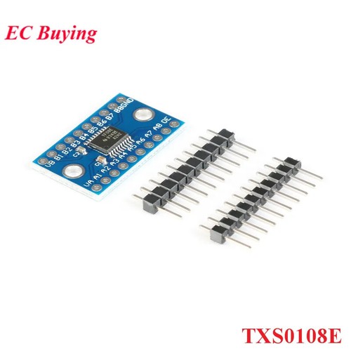 TXS0108E 8 Channel level converter module, TTL Bi-directional convert ...