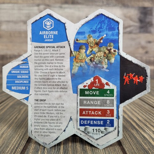 Heroscape Airborne Elite & SGT Drake Alexander Figures Set with Cards ...