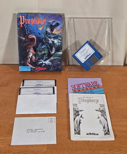 Prophecy Activision 5.25 and 3.5" IBM Tandy PC Big Box Game Complete ...