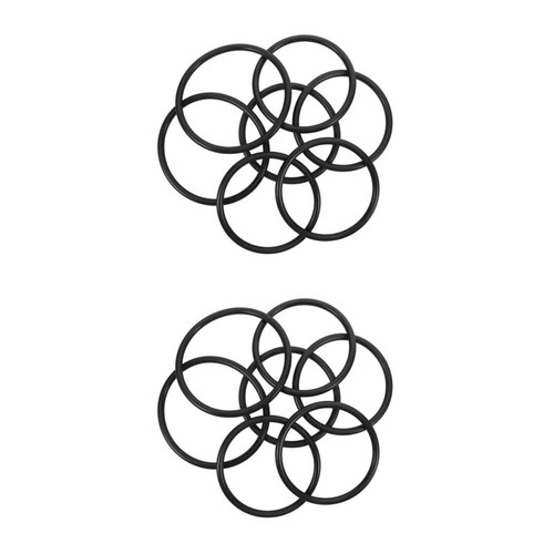 2 Count Sing Bowl Rubber Rings Music Washer for Crystal Bowls Sound ...