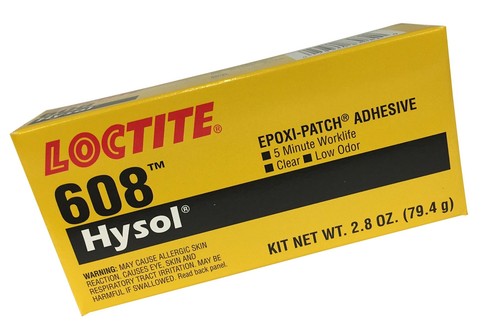 Loctite 398456 Clear 83082 608 Hysol High Strength Epoxy Adhesive, 2.8 ...
