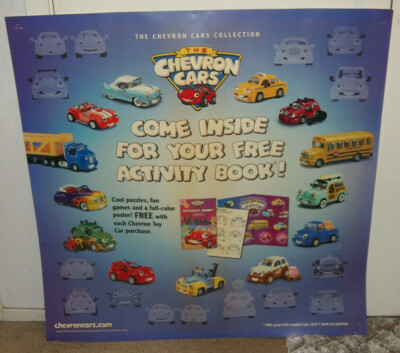 The Chevron Cars TOY 34 X 34 RARE Advertisement two sided | eBay