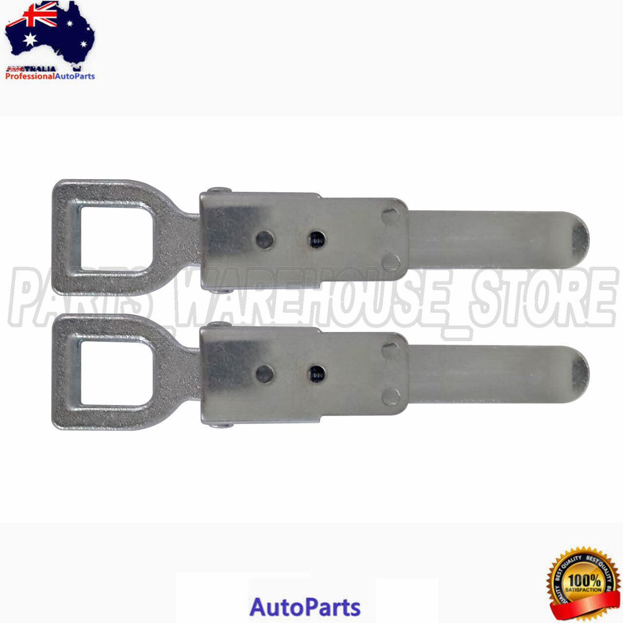 Steel Heavy Duty Over Center Fastener x2 (Lock Latch Handle) Trailer ...