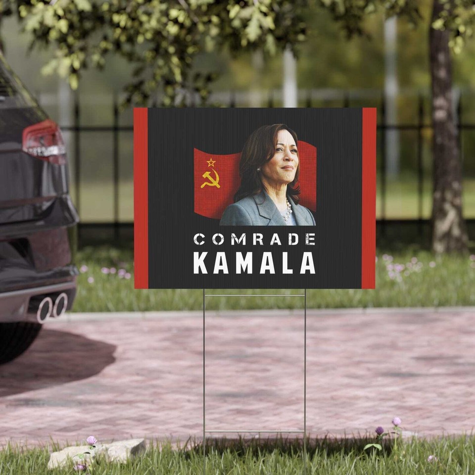 Comrade Kamala Anti Kamunism Pro Trump 2024 Presidential Election Yard ...