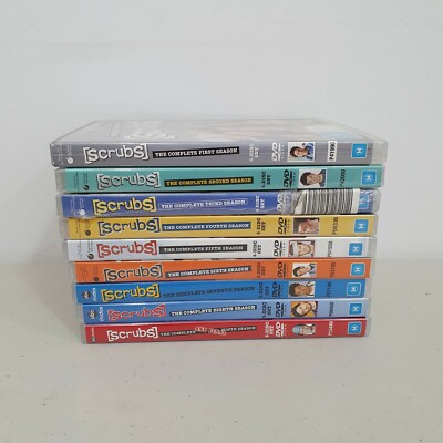 Scrubs Complete Series- Season 1-9 Region 4 DVD Box Set, Like New ...