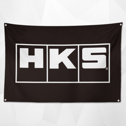 large banner flag 3x5ft banner flag「HKS」garage room decora(7762) | eBay