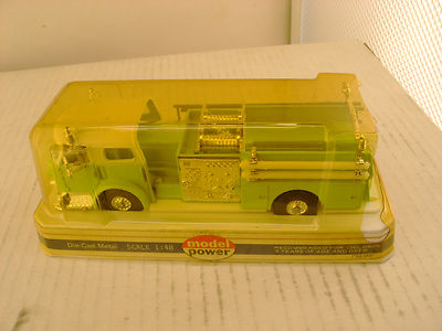 MODEL POWER PLAYART 1:48 SCALE LIME AMERICAN LA FRANCE PUMPER FIRE ...