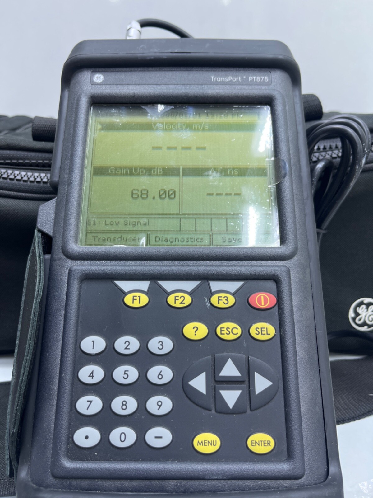 GE Panametrics TransPort PT878-01 PORTABLE LIQUID FLOWMETER LOADED | eBay