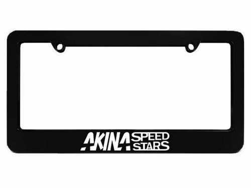Akina SpeedStars Black License Plate Frame frames Initial D fits most ...