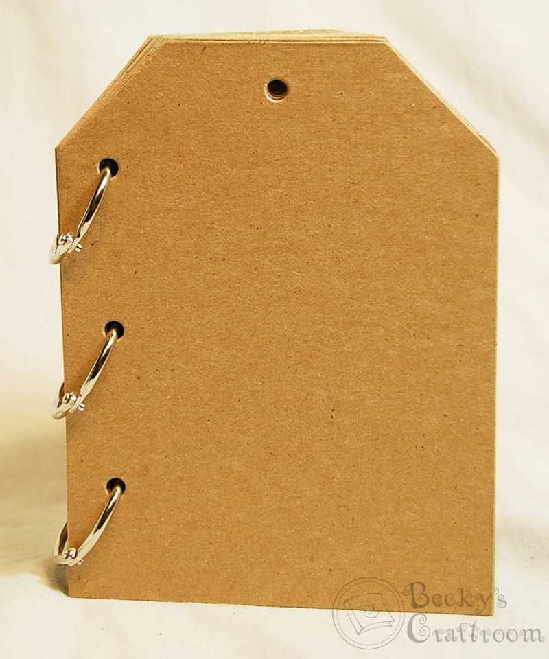 Bare Chipboard Mini Tag Album 5.5"x4-3/16" 10 pages 3 rings | eBay