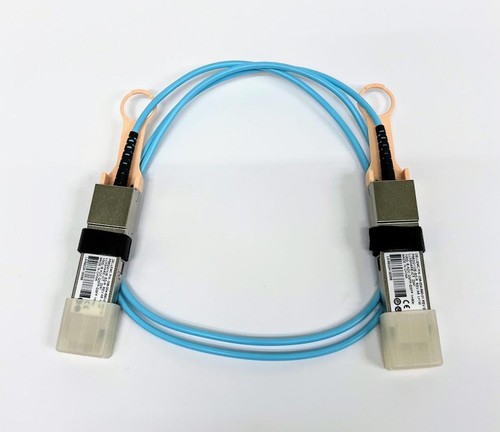 Lot of 5 Dell EMC 100G IB QSFP28-QSFP28 Active Optical Cables 1.8m AOC ...