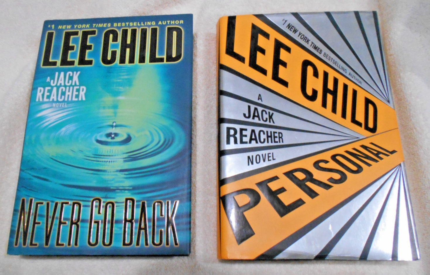 Never Go Back & Personal by Lee Child, Hardcover, 2013 & 2014 | eBay UK