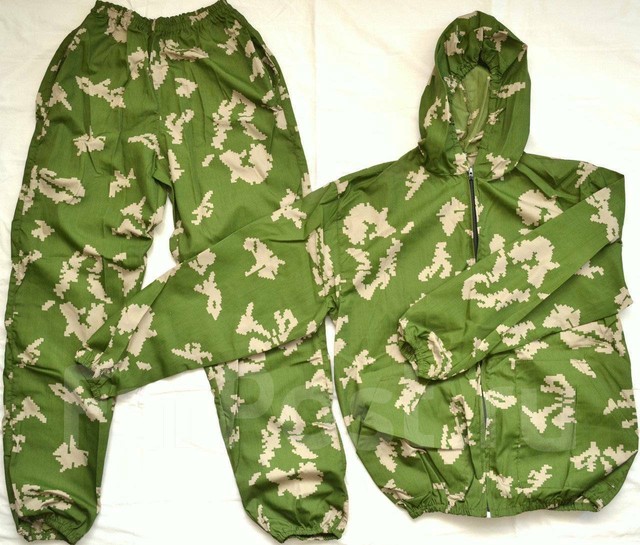 Rus Army Summer Camouflage KZM suit BEREZKA Grey KLMK Size 44-46 SMALL ...