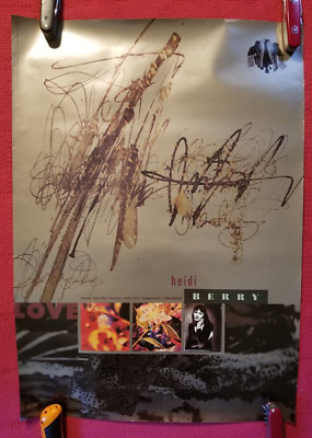 HEIDI BERRY Love RARE Vintage 1991 4AD Promo Poster Vaughan Oliver ...