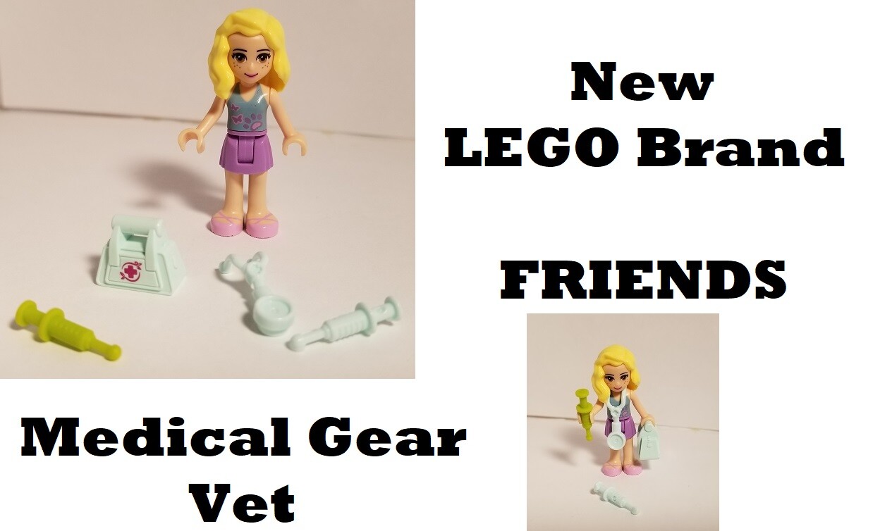 LEGO Friends Doctor Vet Animal Rescue Gear Mini Doll Medical Bag ...