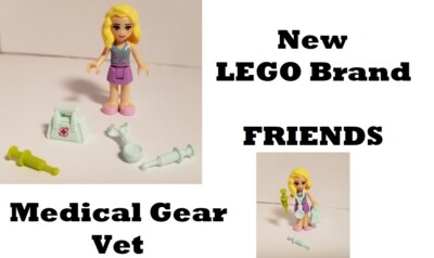 LEGO Friends Doctor Vet Animal Rescue Gear Mini Doll Medical Bag ...