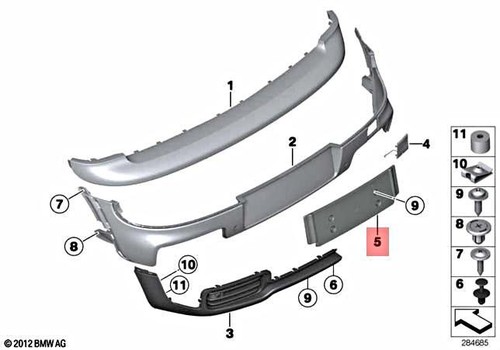 Genuine Mini Cooper One R55 Coop.S JCW D 1.6 2.0 S baseplate BLACK ...