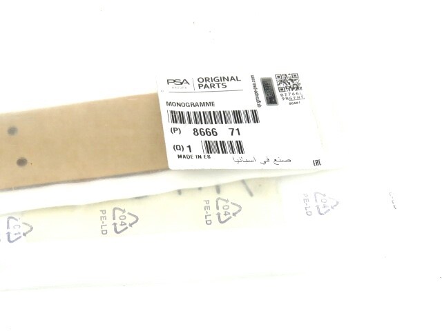 Genuine New PEUGEOT 3008 BOOT BADGE Rear Emblem For Mk1 2008-2013 HDi ...